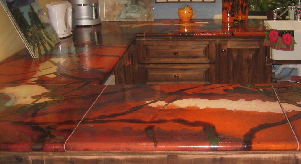 Lava Stone Kitchen Countertops - Mediterranean Ceramics