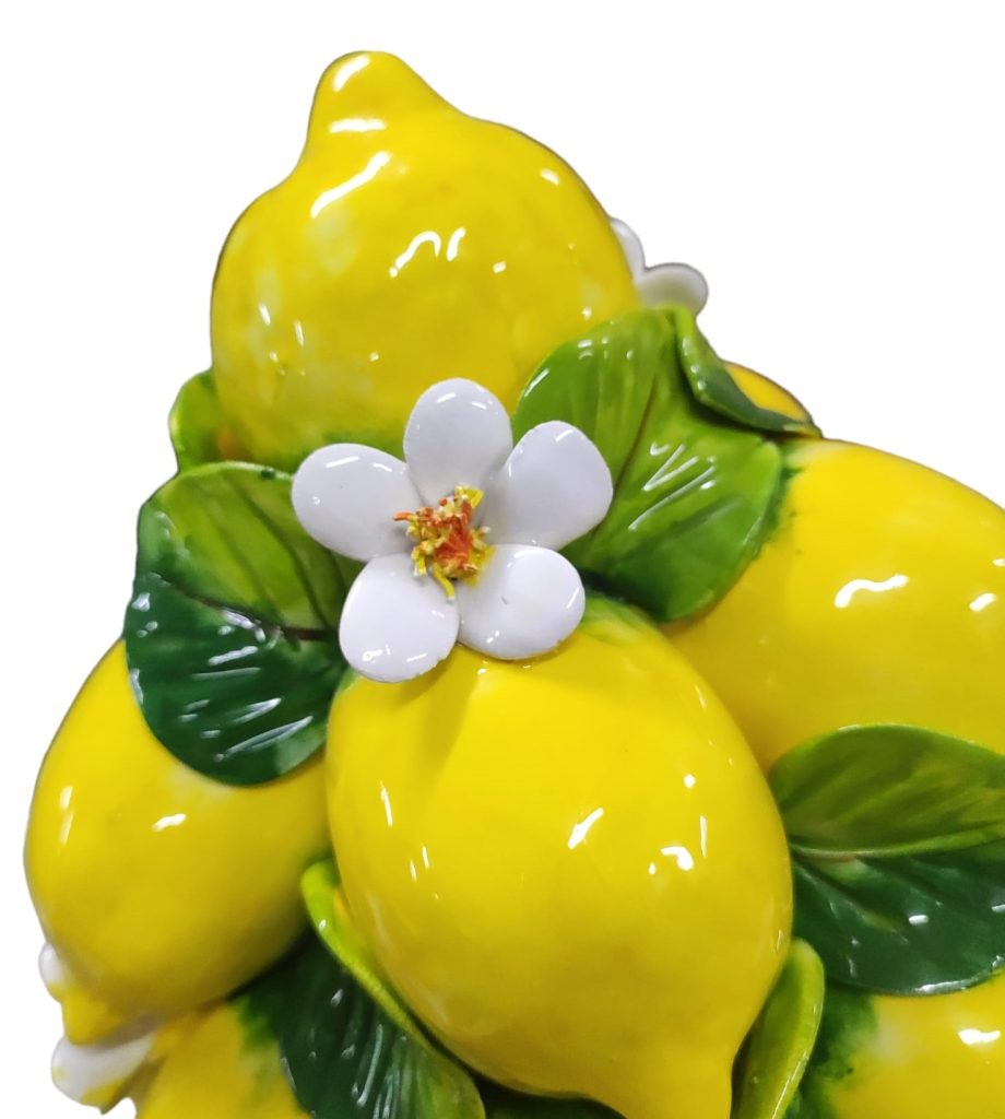 Lemon Pyramid 50cm | Handcrafted Mediterranean Ceramics, Custom Lava ...